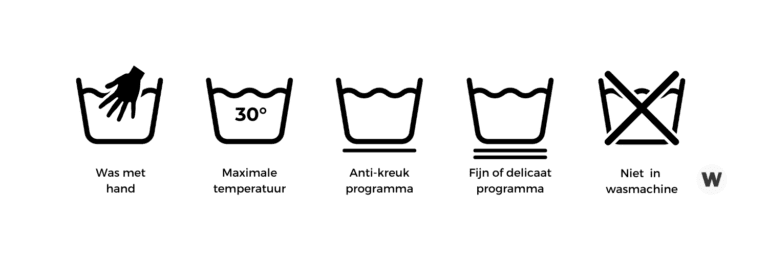 Wat betekenen de wasmachine symbolen? | Antwoord!